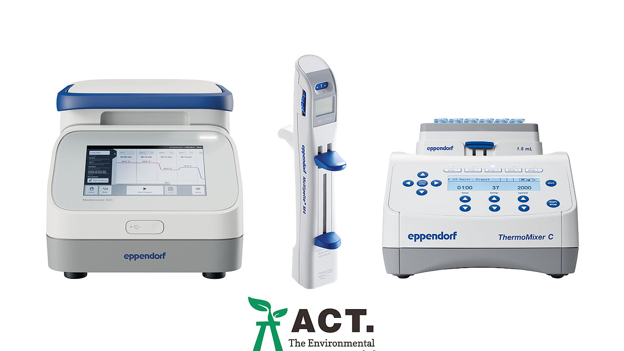 11.03.2024 Eppendorf receives further ACT label as an award for environmentally friendly devices ...